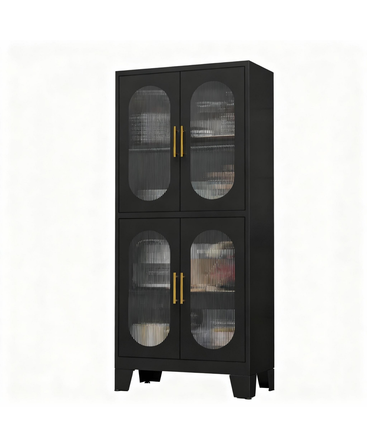 Click here for Yigii Elegant Glass Door Cabinet with Locking Mech... prices
