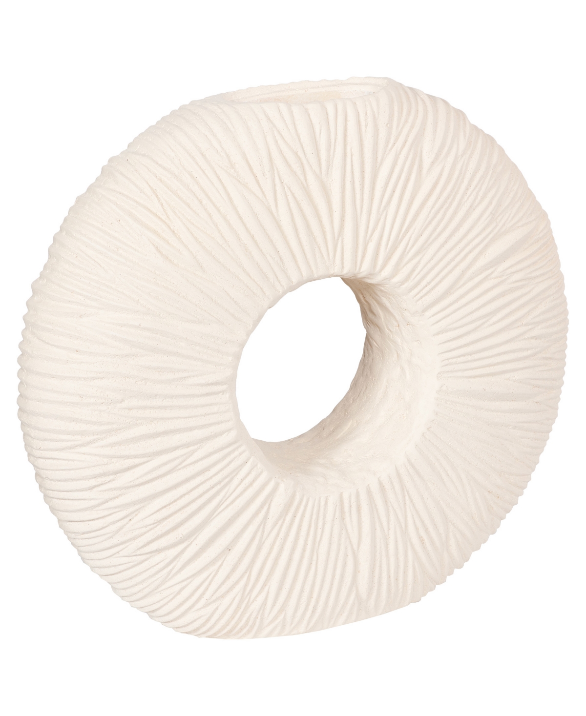 Click here for Phillips Collection Waves Circle Small Vase - Ston... prices