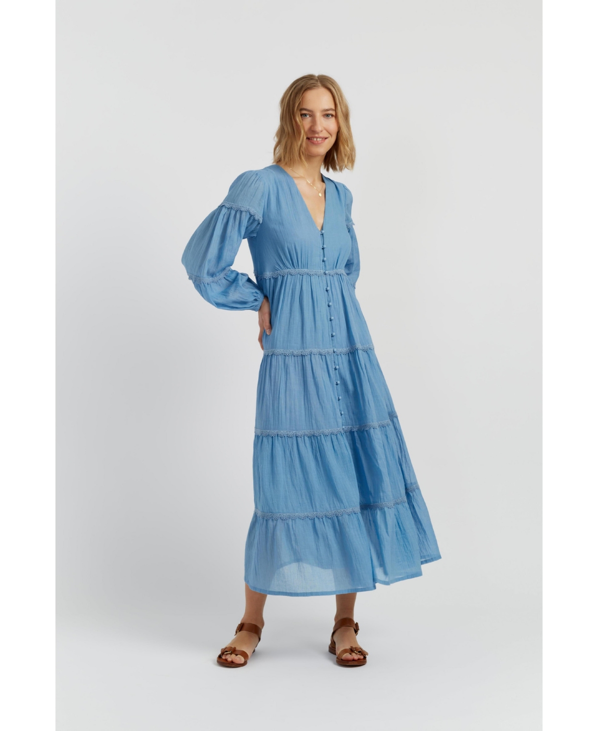 Click here for Chinti & Parker Womens Chinit & Parker Cotton Scal... prices