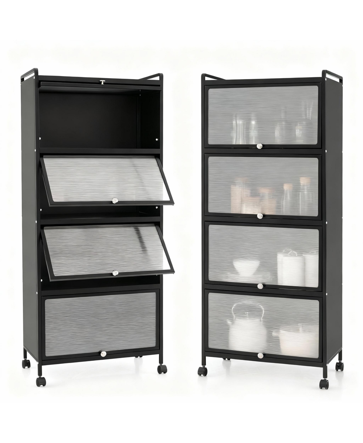 Click here for Yigii 5-Tier Rolling Kitchen Storage Cabinet with... prices