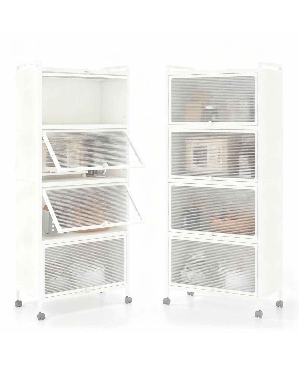 Click here for Yigii 5-Tier Rolling Kitchen Storage Cabinet with... prices