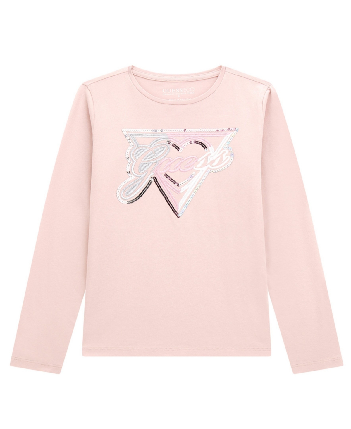 Click here for Guess Big Girls Long Sleeve Embroidered Sequin Log... prices