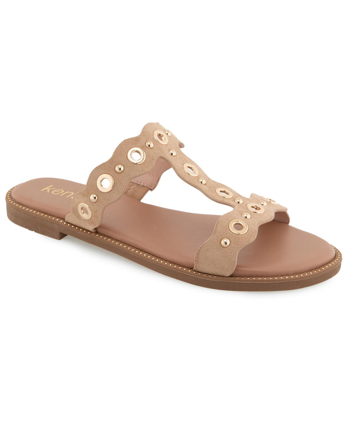 Click here for Kensie Womens Margaret Flat Sandal - Sand prices