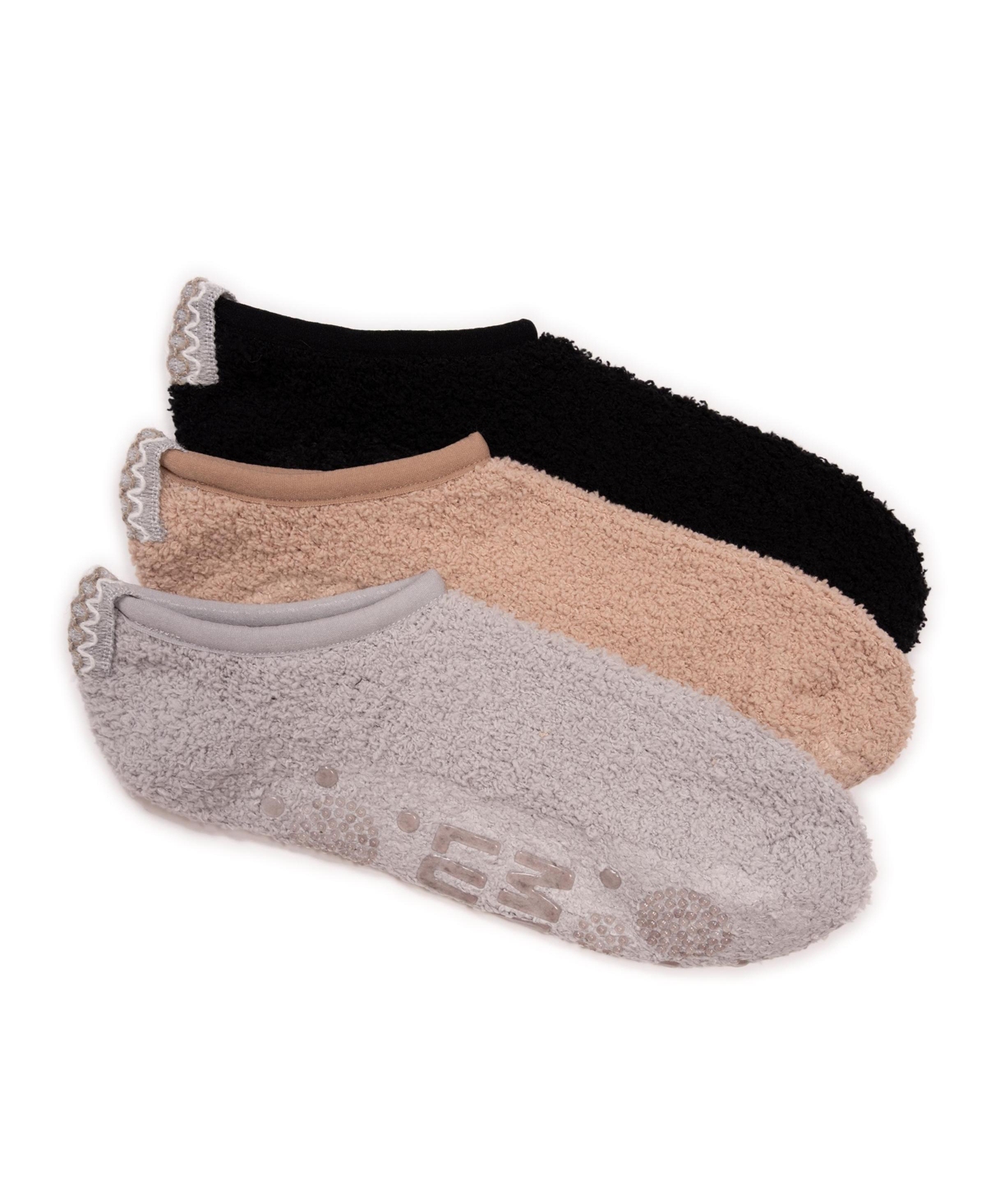 Click here for Muk Luks Womens Ballerina Cozy Socks with Grippers... prices