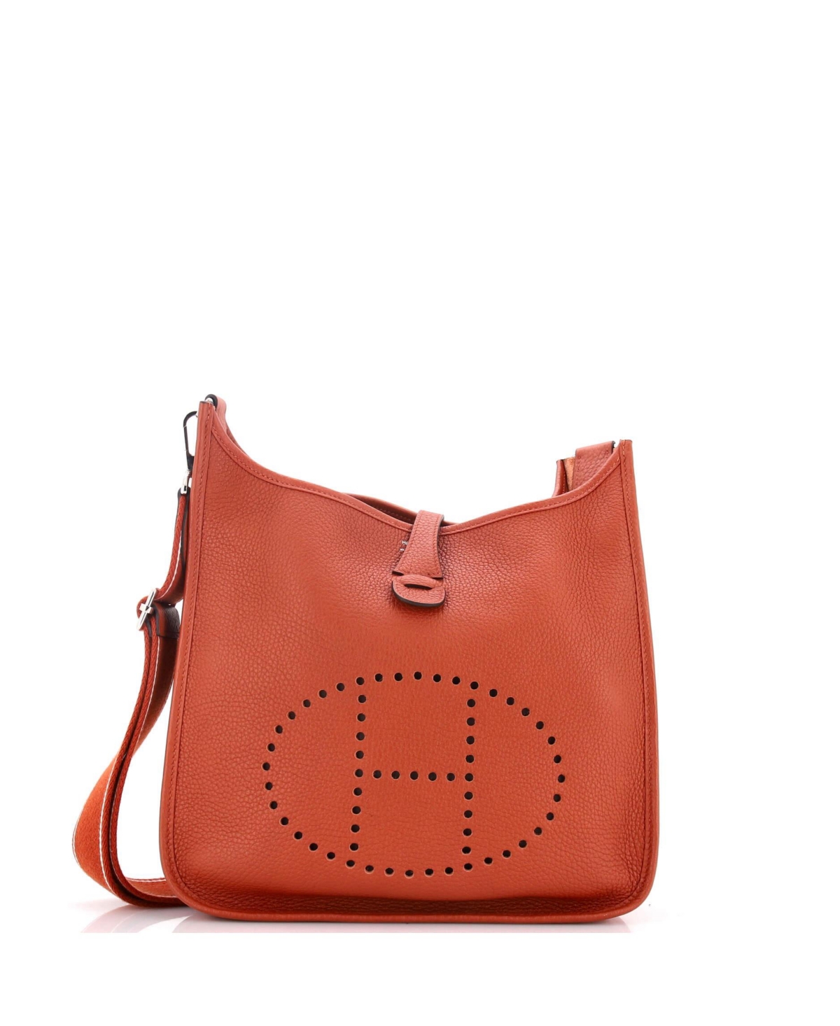 Click here for Pre-Owned HERMES Pm Evelyne Bag Gen Iii Clemence -... prices
