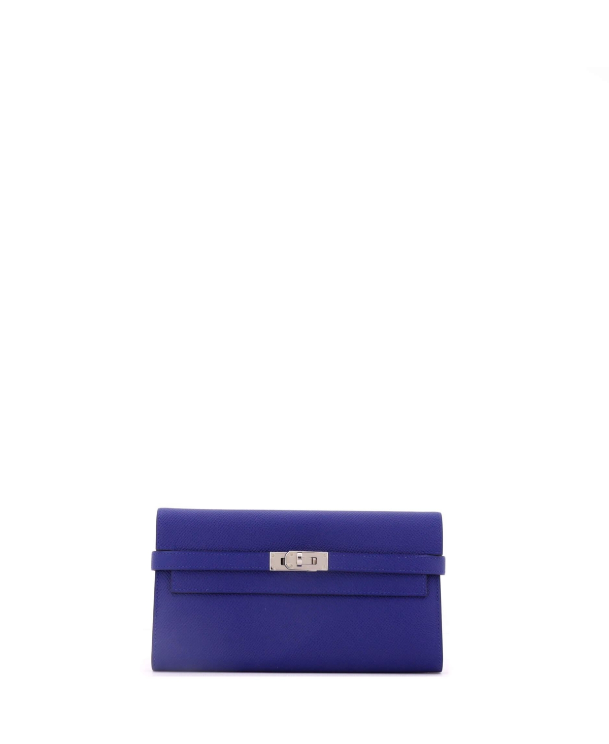 Click here for Pre-Owned HERMES Long Kelly Wallet Epsom - Blue prices