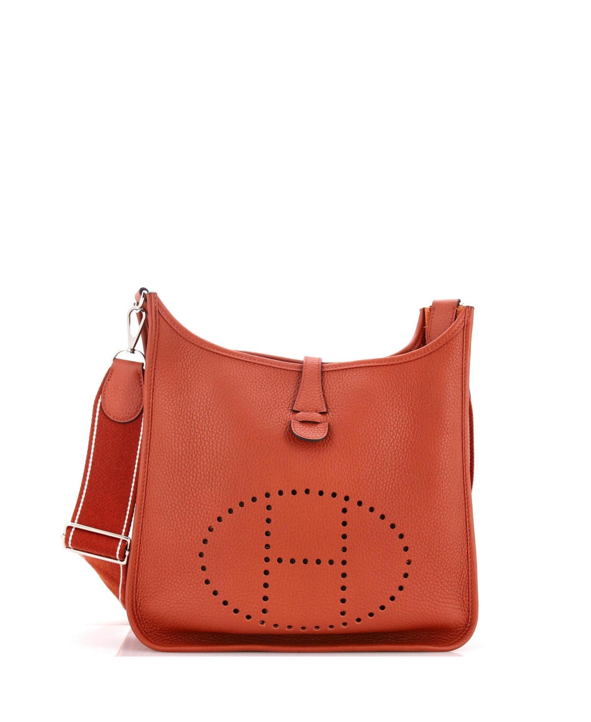 Click here for Pre-Owned HERMES Pm Evelyne Bag Gen Iii Clemence -... prices