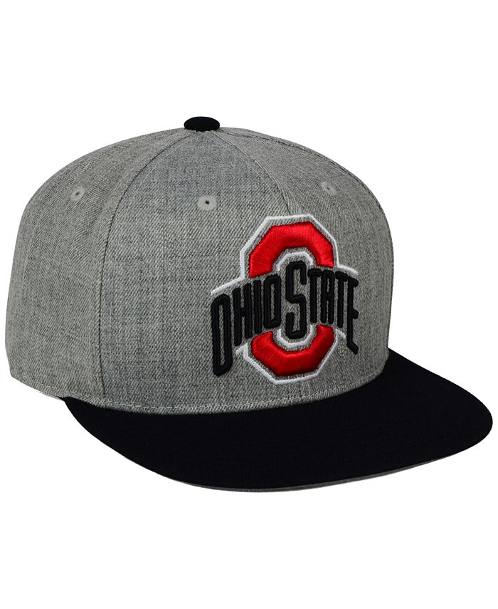 J America Ohio State Buckeyes Power Heather Snapback Hat - Macy's