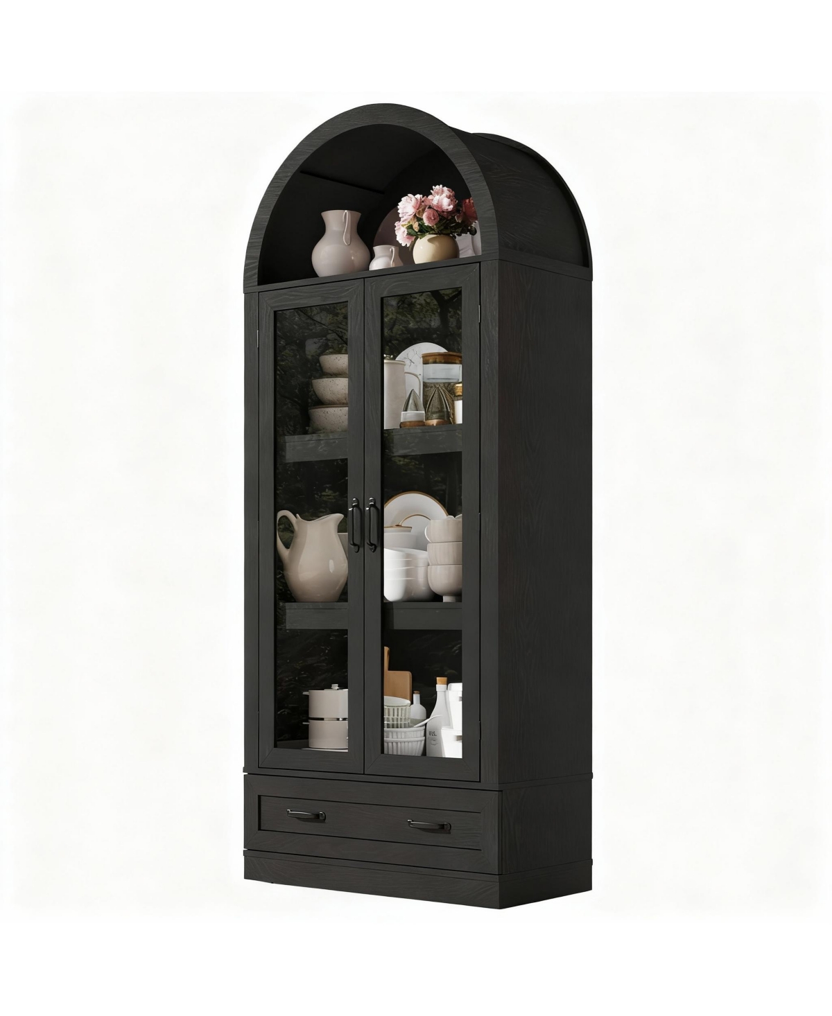 Click here for Yigii 75" Tall Arched Farmhouse Cabinet with... prices
