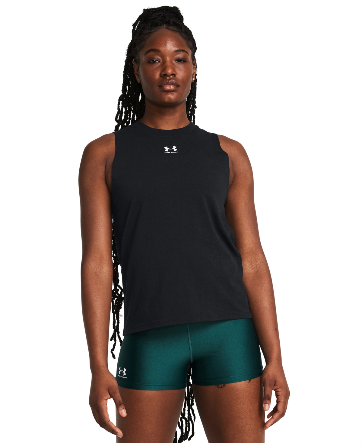 Click here for Under Armour Womens Rival Muscle Sleeveless Tank T... prices