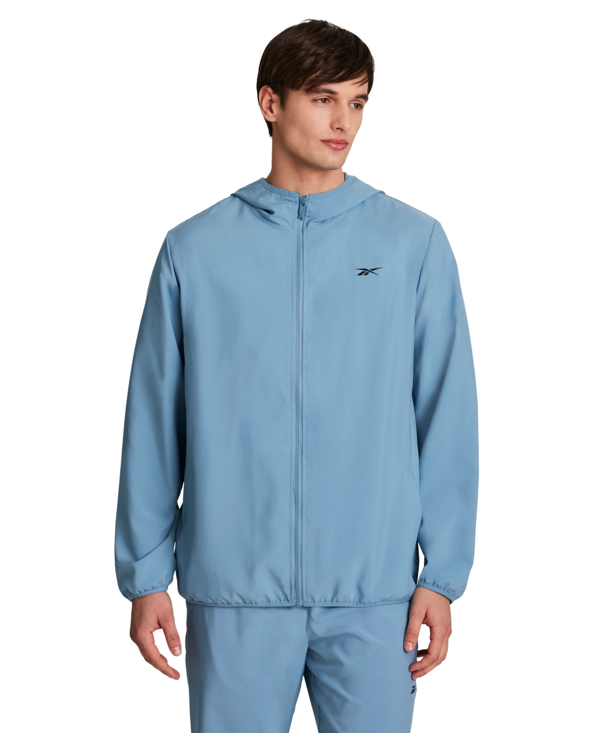 Click here for Reebok Mens Woven Logo Jacket - Warped Blue prices