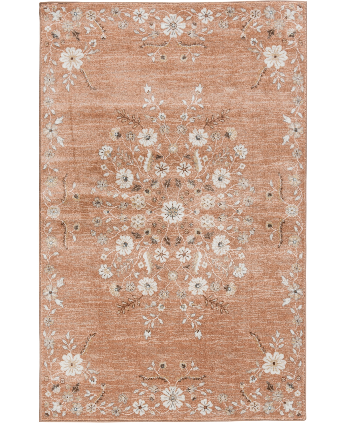 Erin & Ben Co. Tupelo Farrah 5X76Area Rug - Canyon Rose  Salt