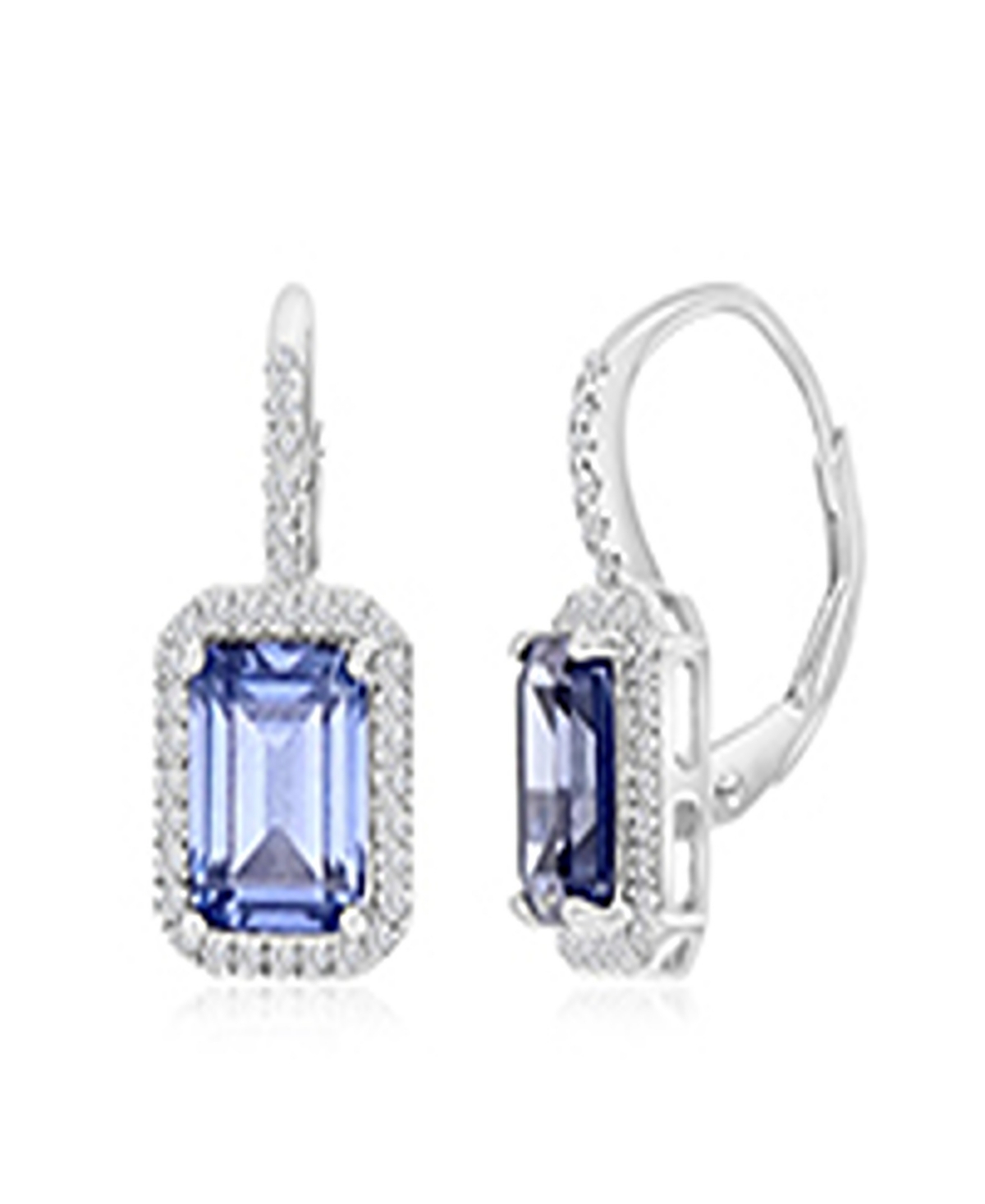 Click here for Macys Polished Tanzanite & Cubic Zirconia Earrings... prices