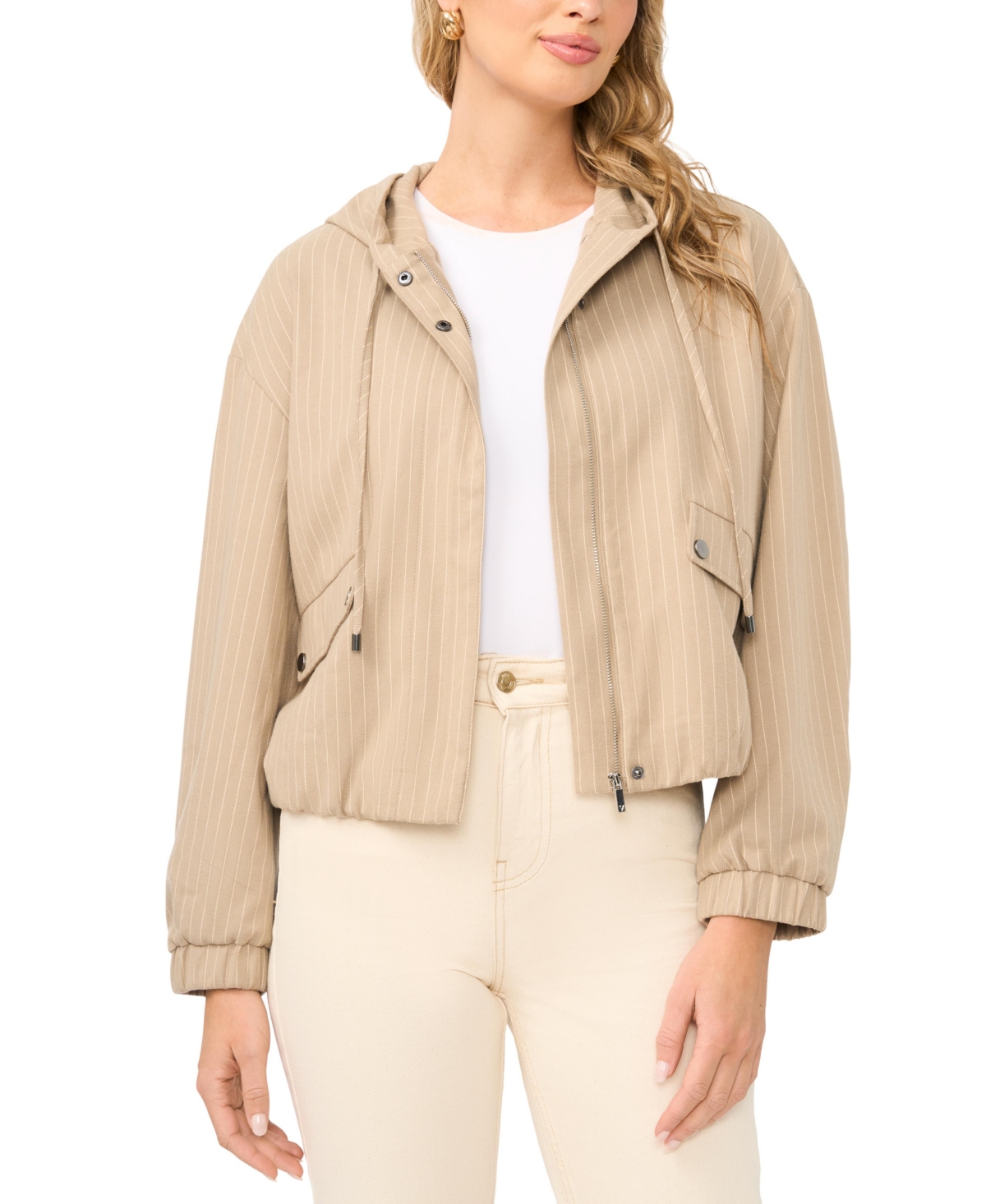 Click here for Vince Camuto Womens Hooded Jacket - Toffee prices