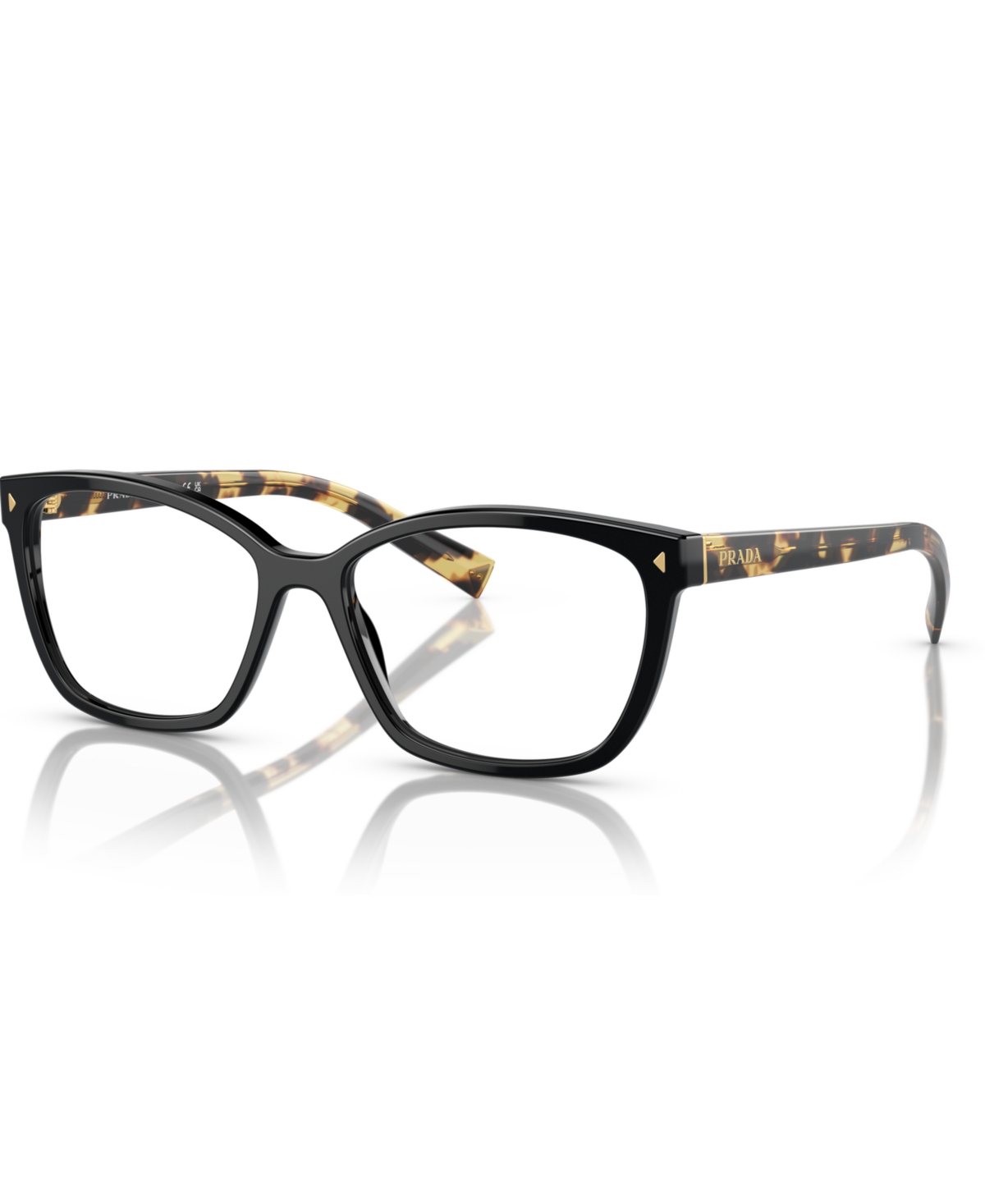 Click here for Prada Womens Rectangle Eyeglasses  Pr 15ZV - Black prices