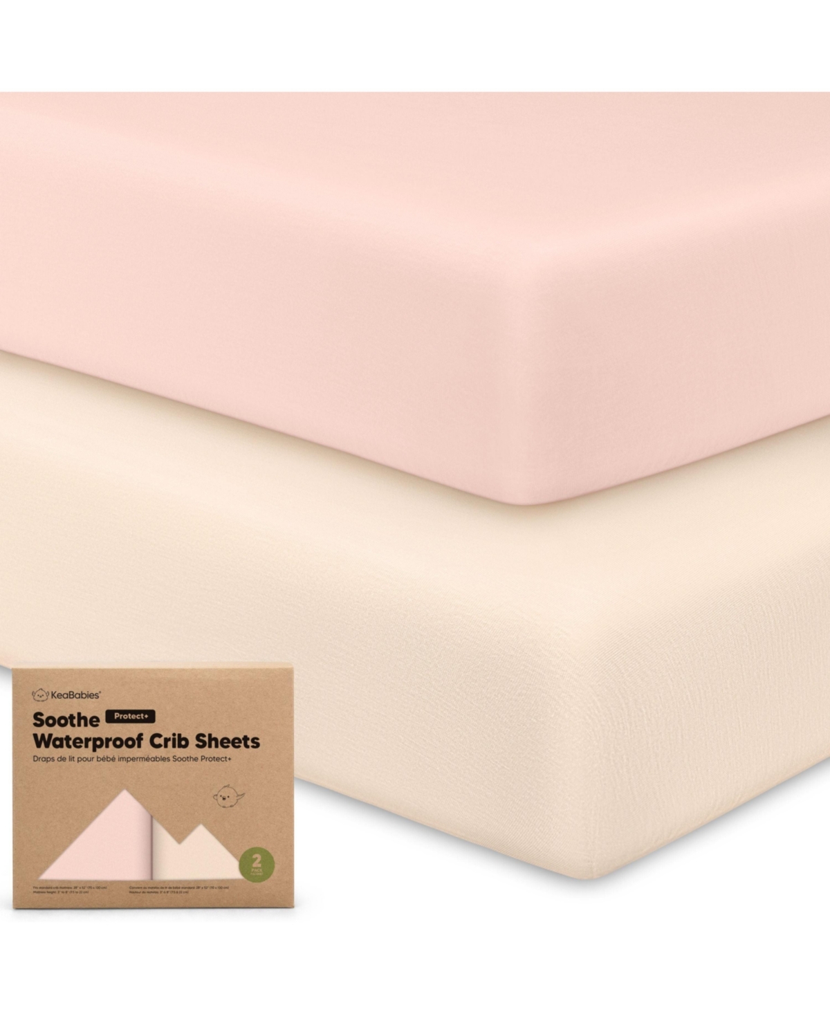 Click here for KeaBabies 2pk Soothe Waterproof Fitted Crib Sheets... prices