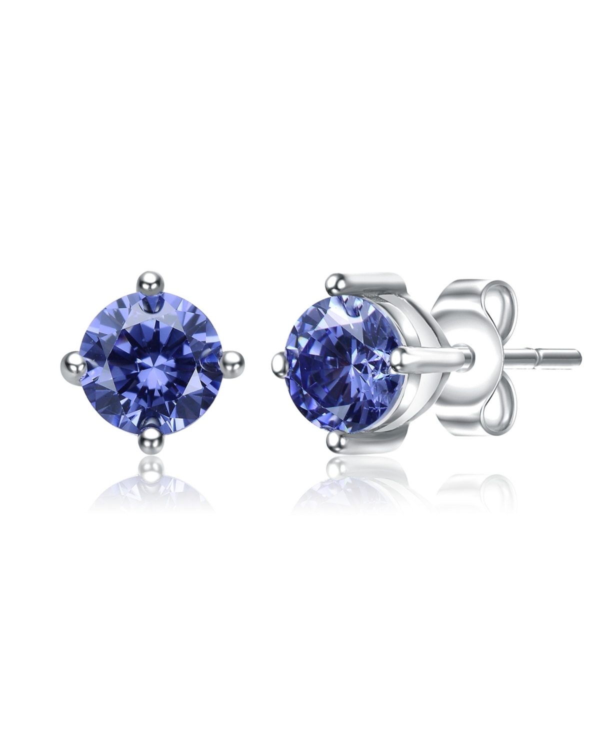 Click here for GigiGirl Sterling Silver Solitaire Stud Earrings -... prices