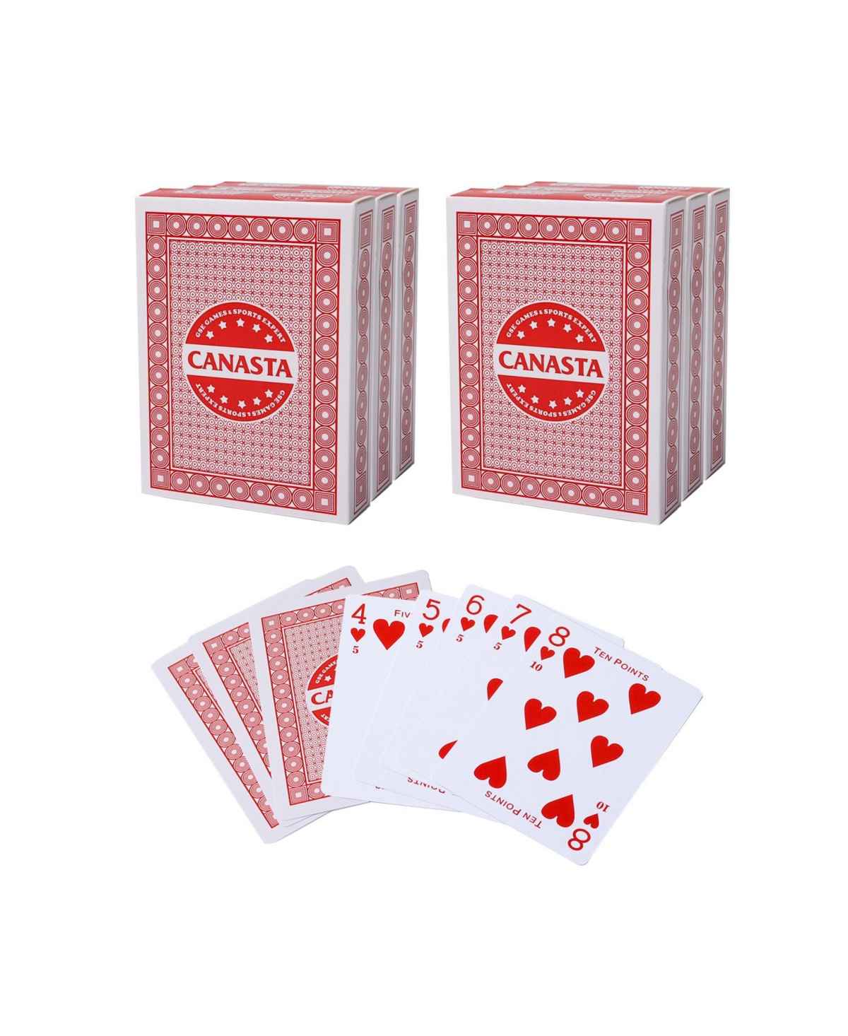 Click here for Gse Games & Sports Expert Gse 2-deck canasta cards... prices