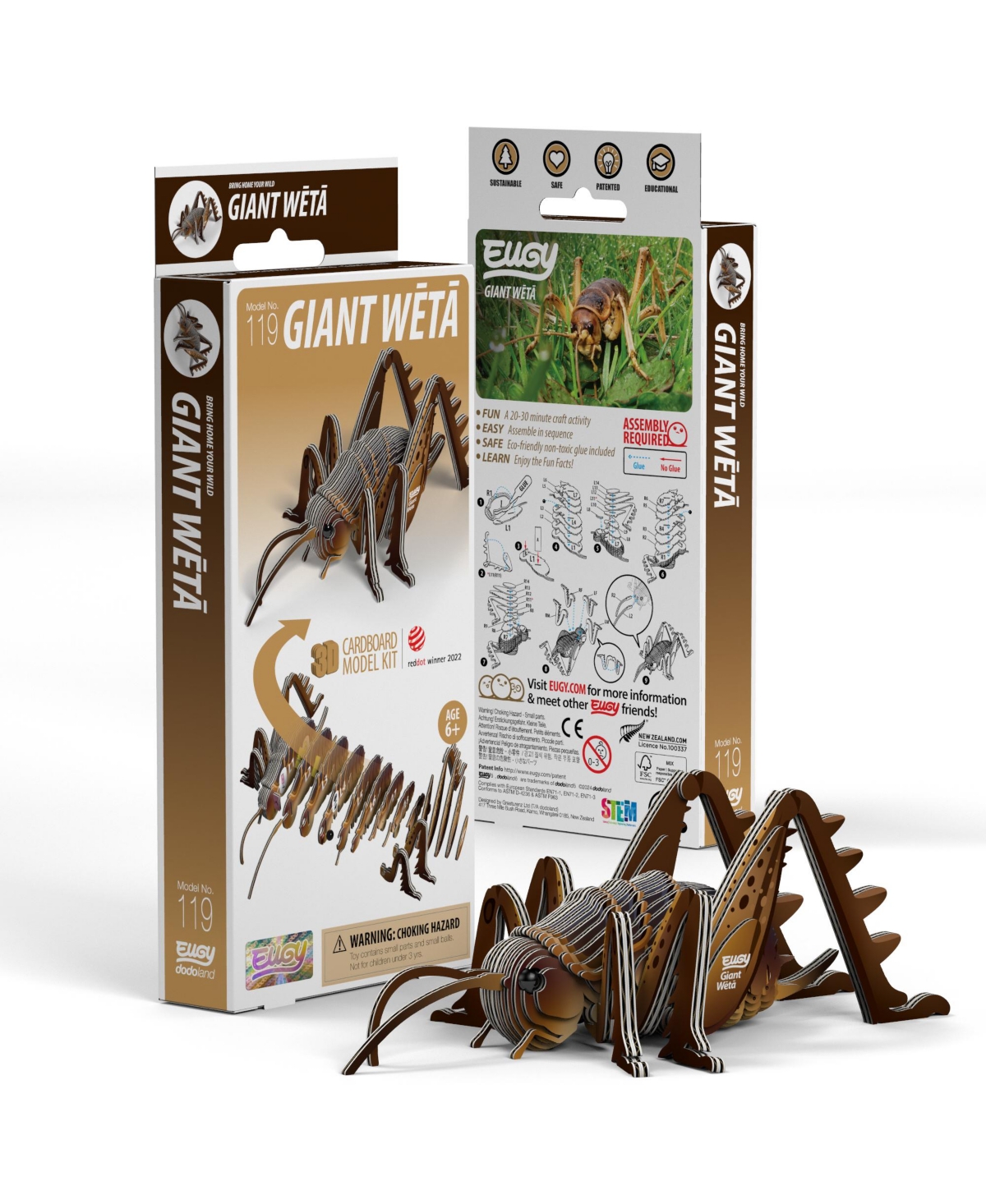 Click here for Eugy Giant Weta 3D Puzzle - Open Miscellaneous prices