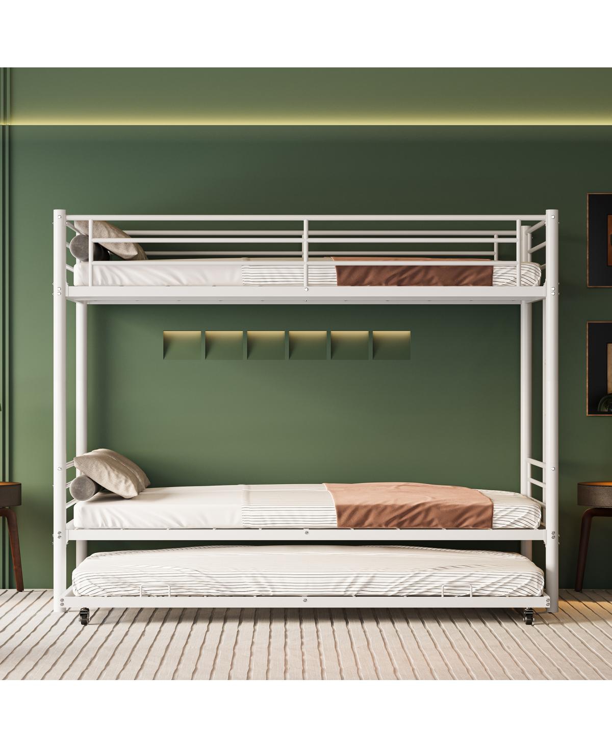 Click here for Streamdale Furniture bunk bed with trundle - White prices