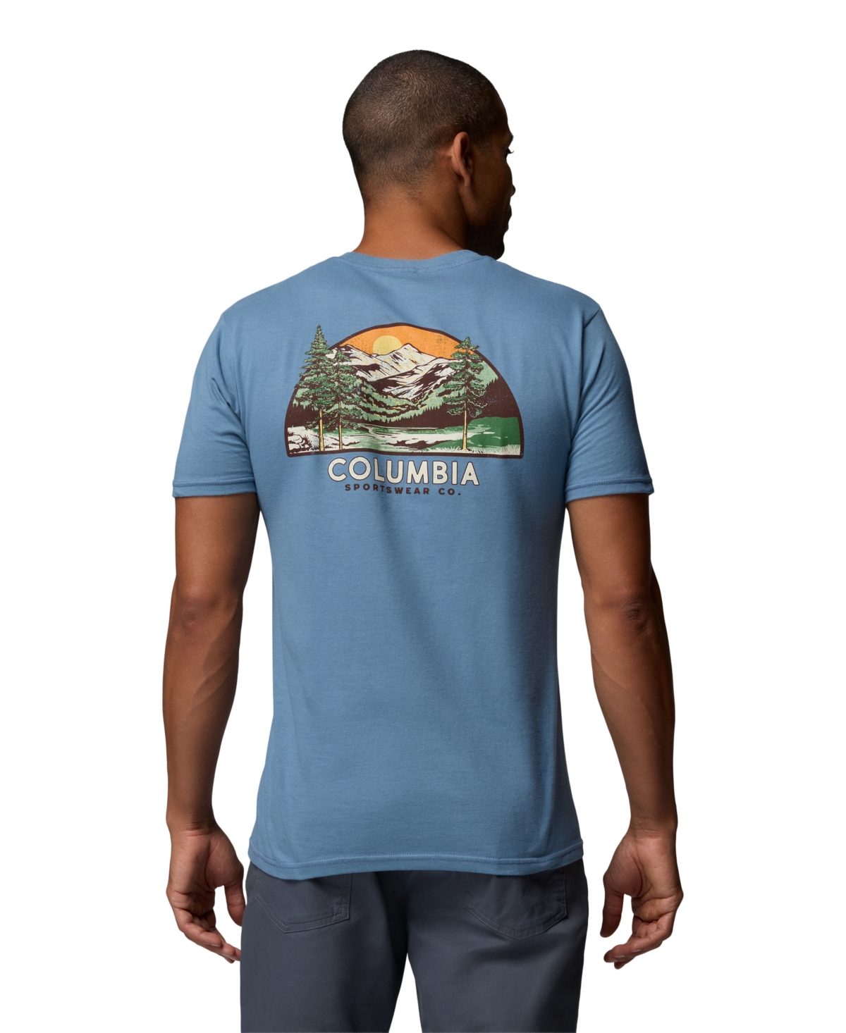 Click here for Columbia Mens Harold Graphic T-Shirt - Light Blue prices