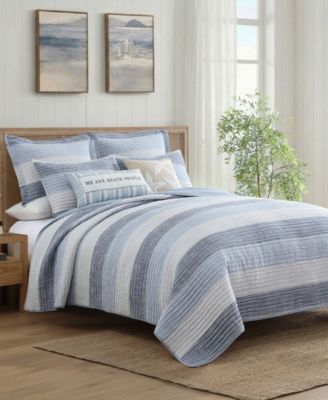 Click here for Levtex Home Sand Stripes Textured Quilts prices