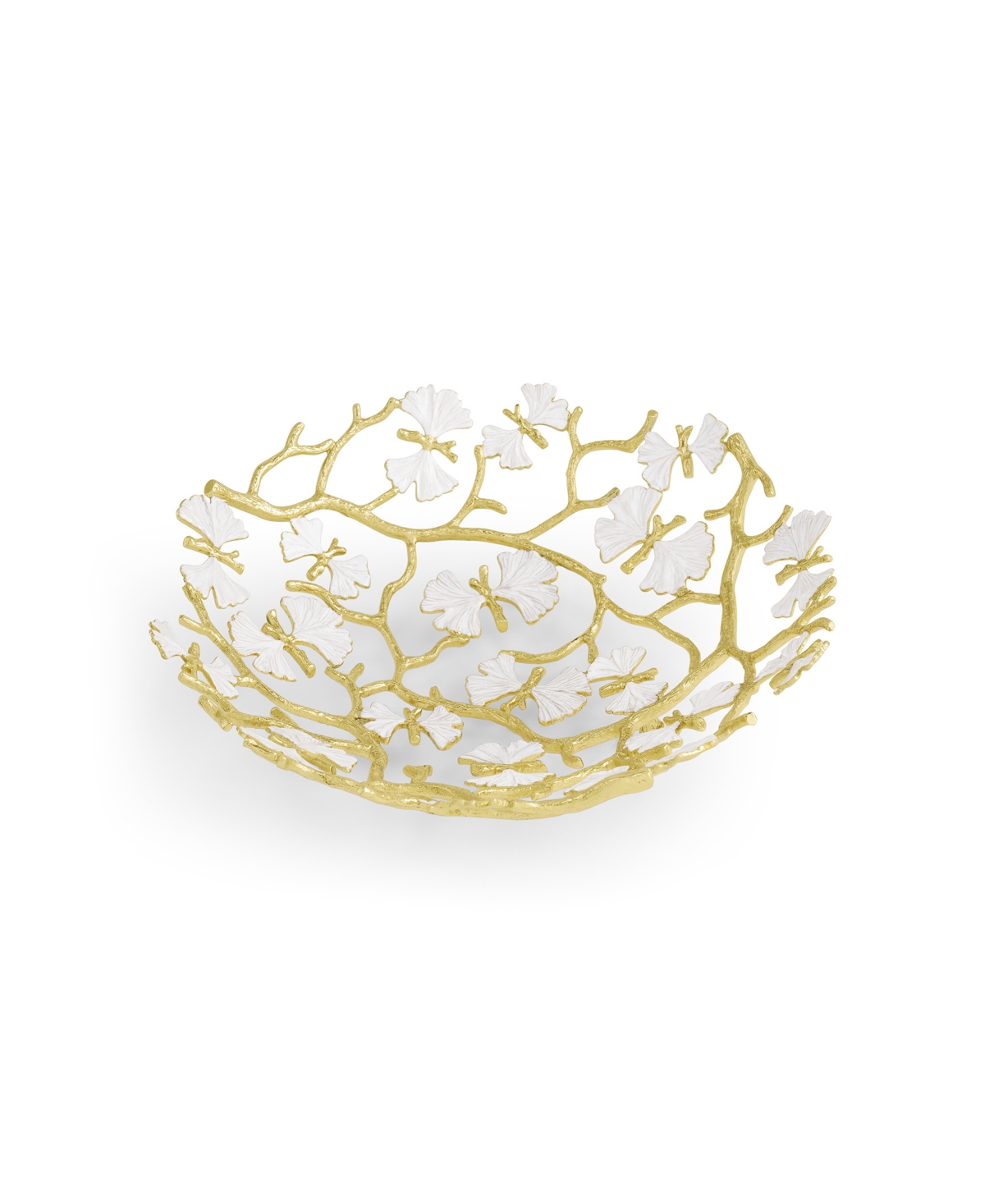 Click here for Michael Aram Butterfly Ginkgo Bread Basket - Silve... prices