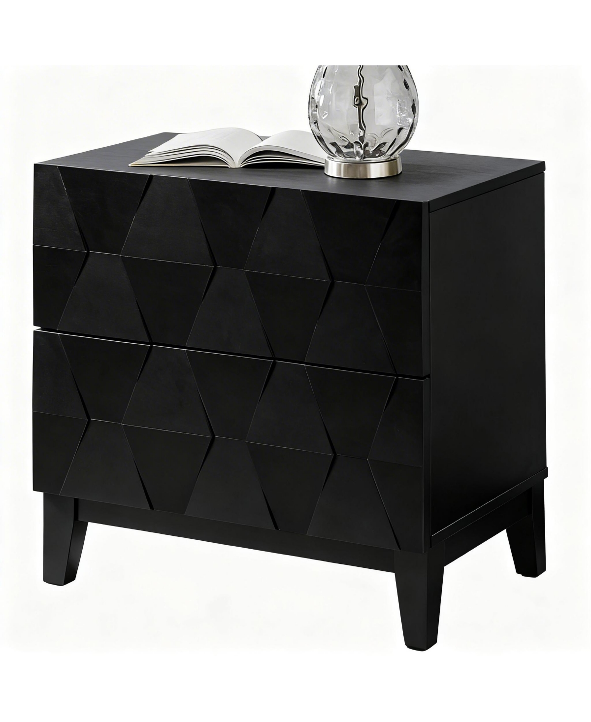 Click here for Modern 2-Drawer Side Table with Charging Station prices