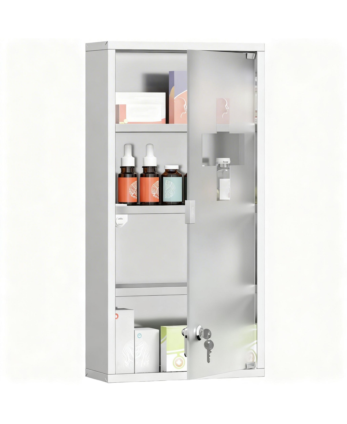 Click here for Yigii Lockable 4-Tier Stainless Steel Cabinet with... prices