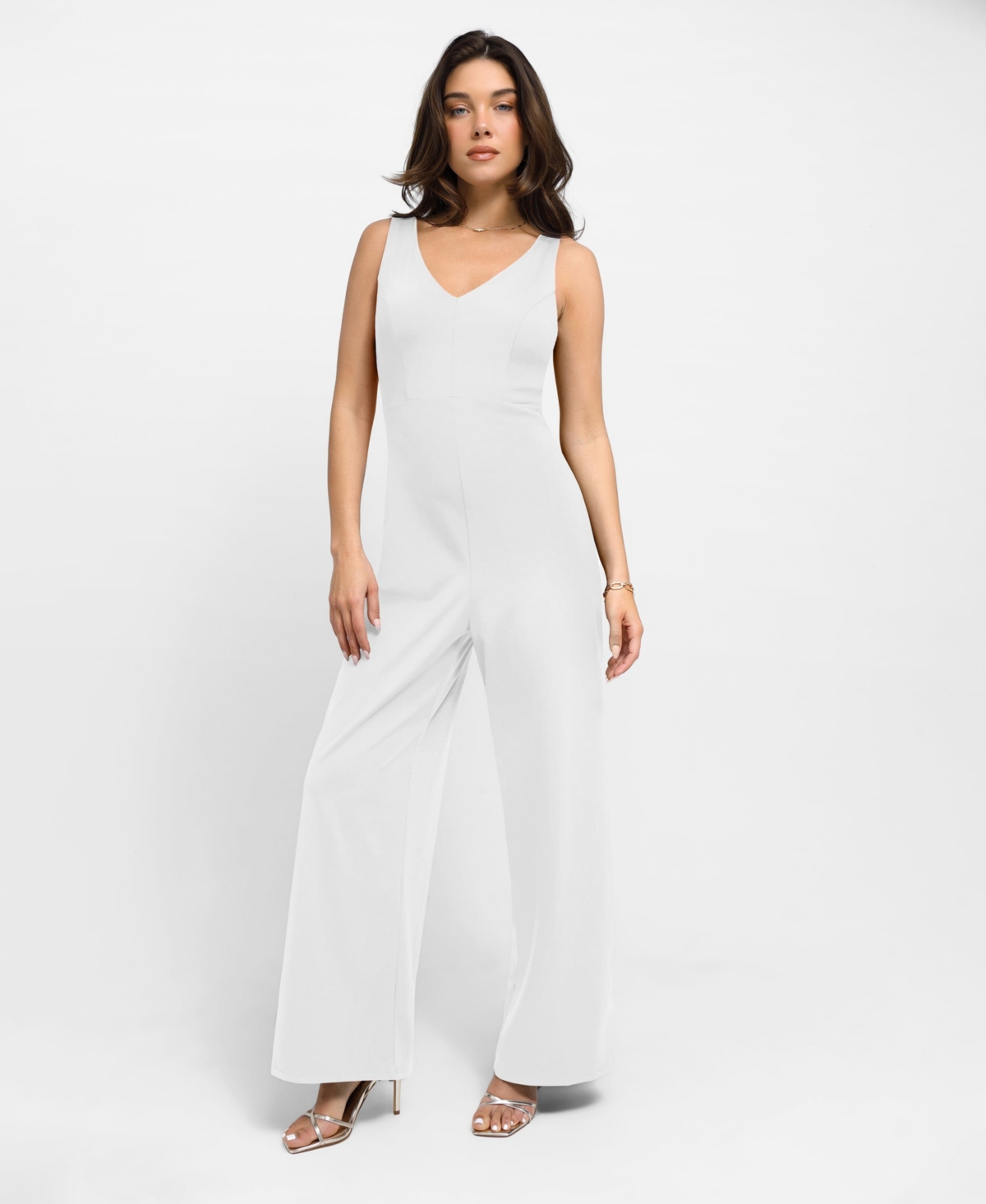 Click here for Popilush Womens Shapewear Slimming Wide-Leg Jumpsu... prices