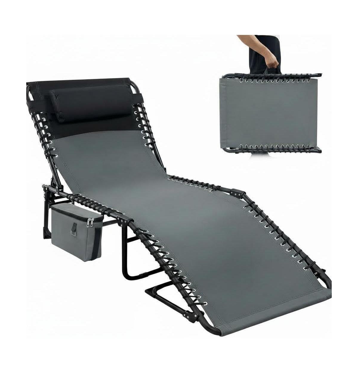 Click here for Gaomon Chaise Lounge Chair Outdoor  5-Position Adj... prices