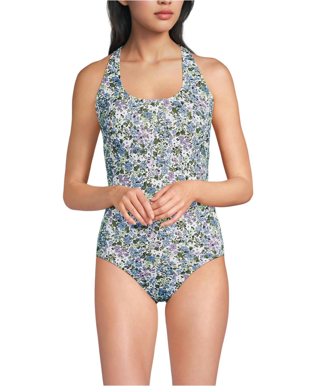 Click here for Lands End Womens Adjustable V-neck Underwire Tanki... prices