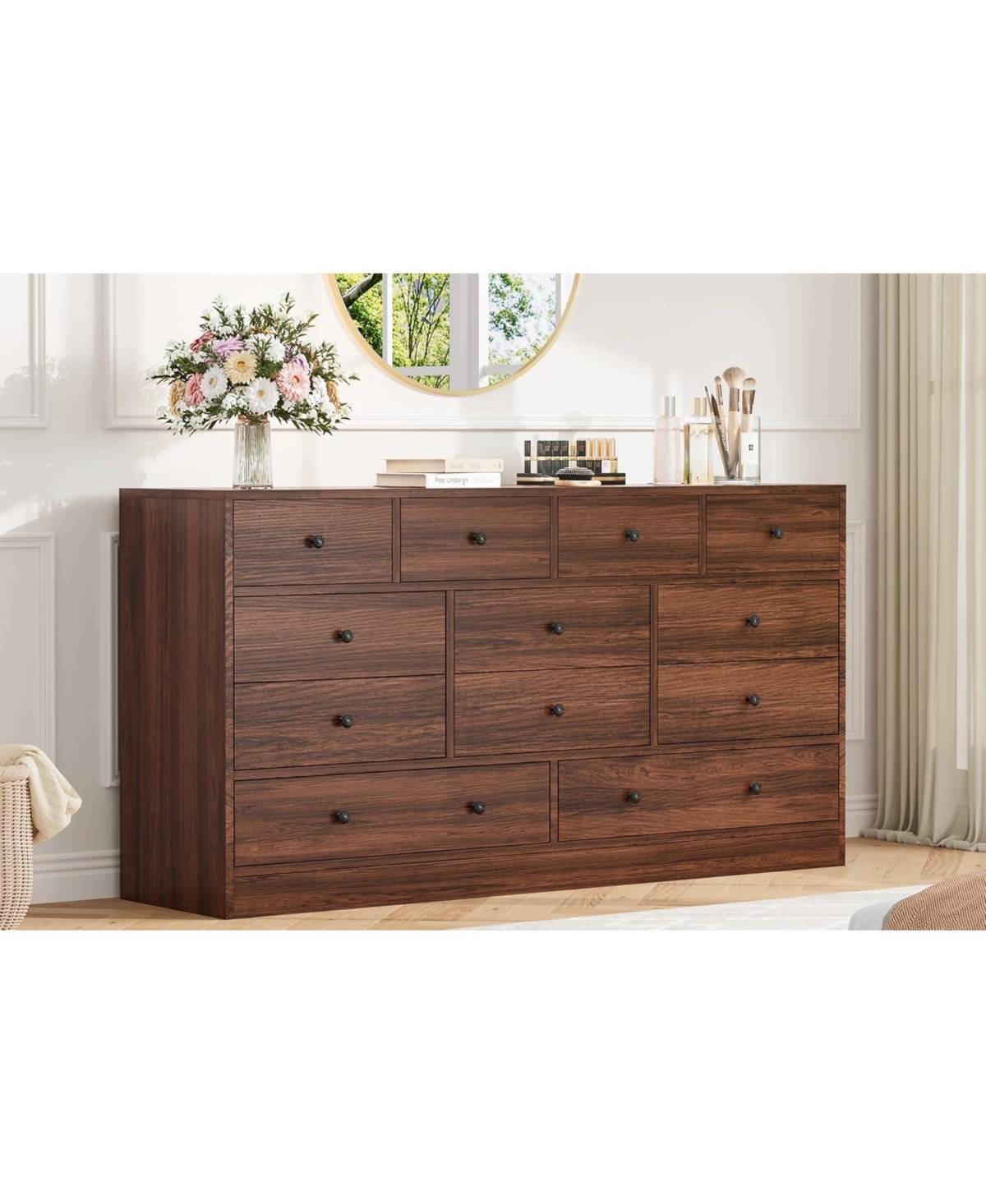 Click here for Gaomon 12-Drawer Wood Storage Dresser with Power O... prices