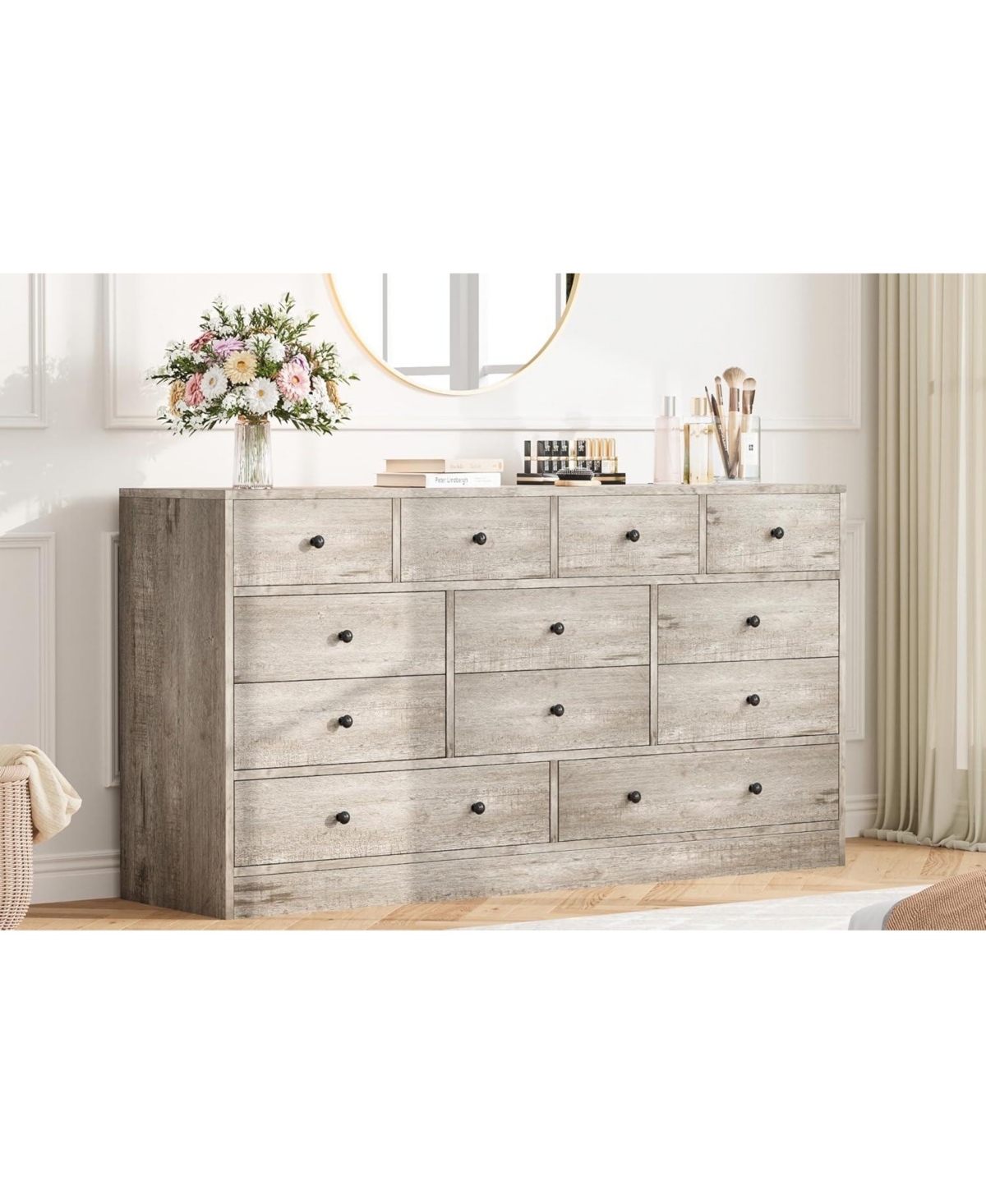 Click here for Gaomon 12-Drawer Wood Storage Dresser with Power O... prices