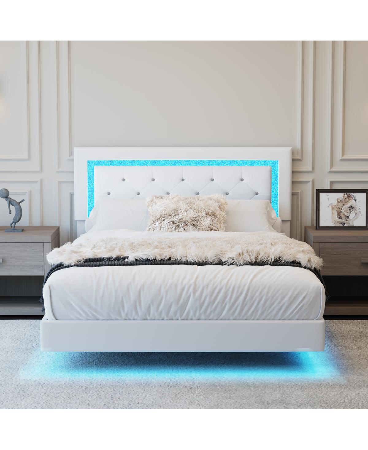 Click here for Streamdale Furniture Bed Frame with Led Headboard... prices