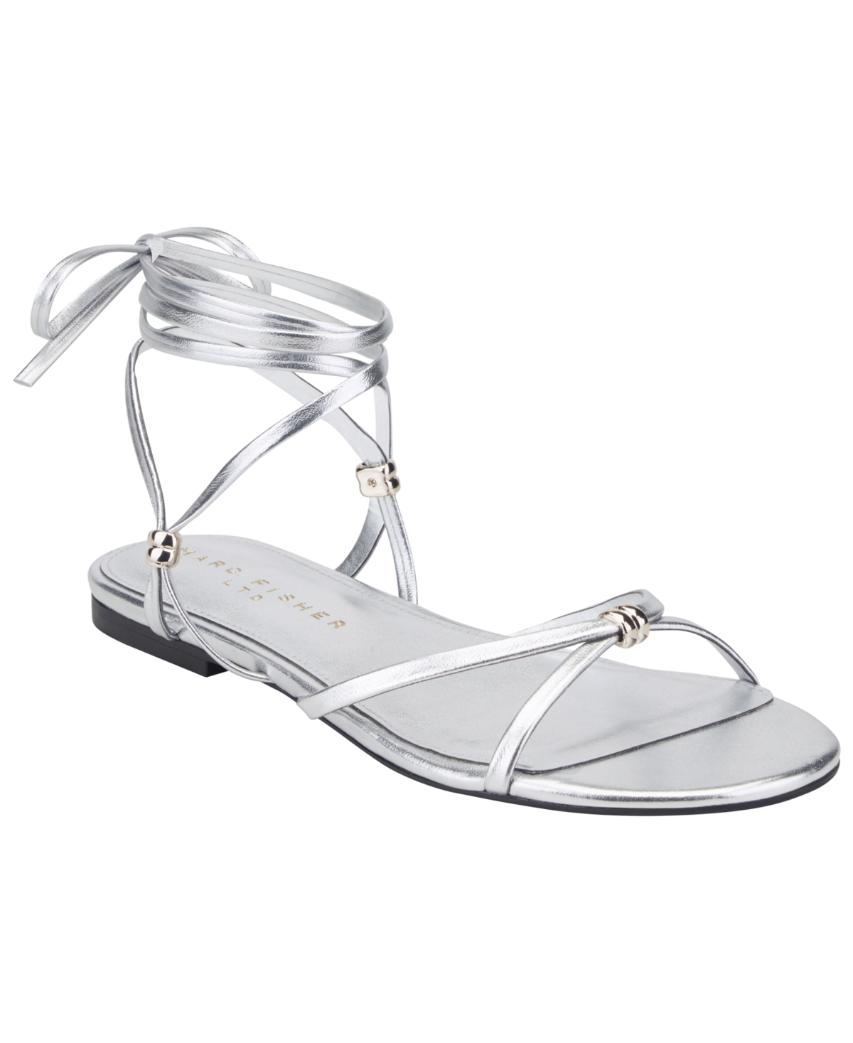 Click here for Marc Fisher Ltd Womens Este Leather Strappy Tie-Up... prices