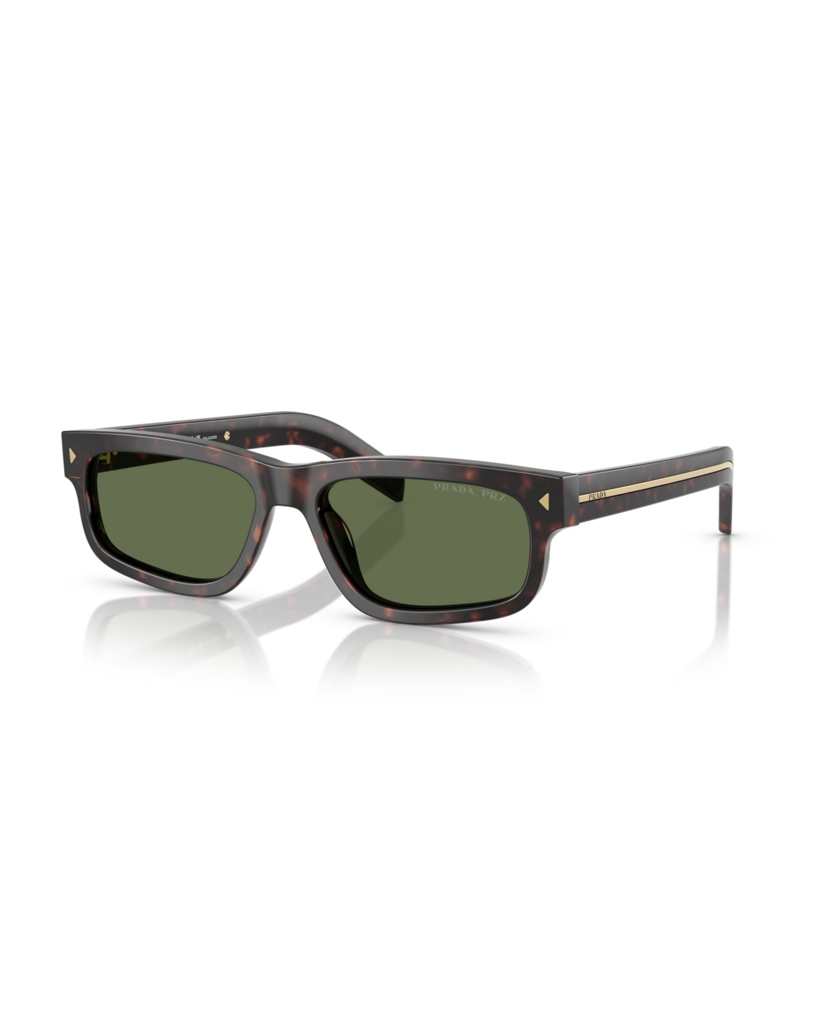 Click here for Prada Mens Rectangle Polarized Sunglasses  Pr B11S... prices