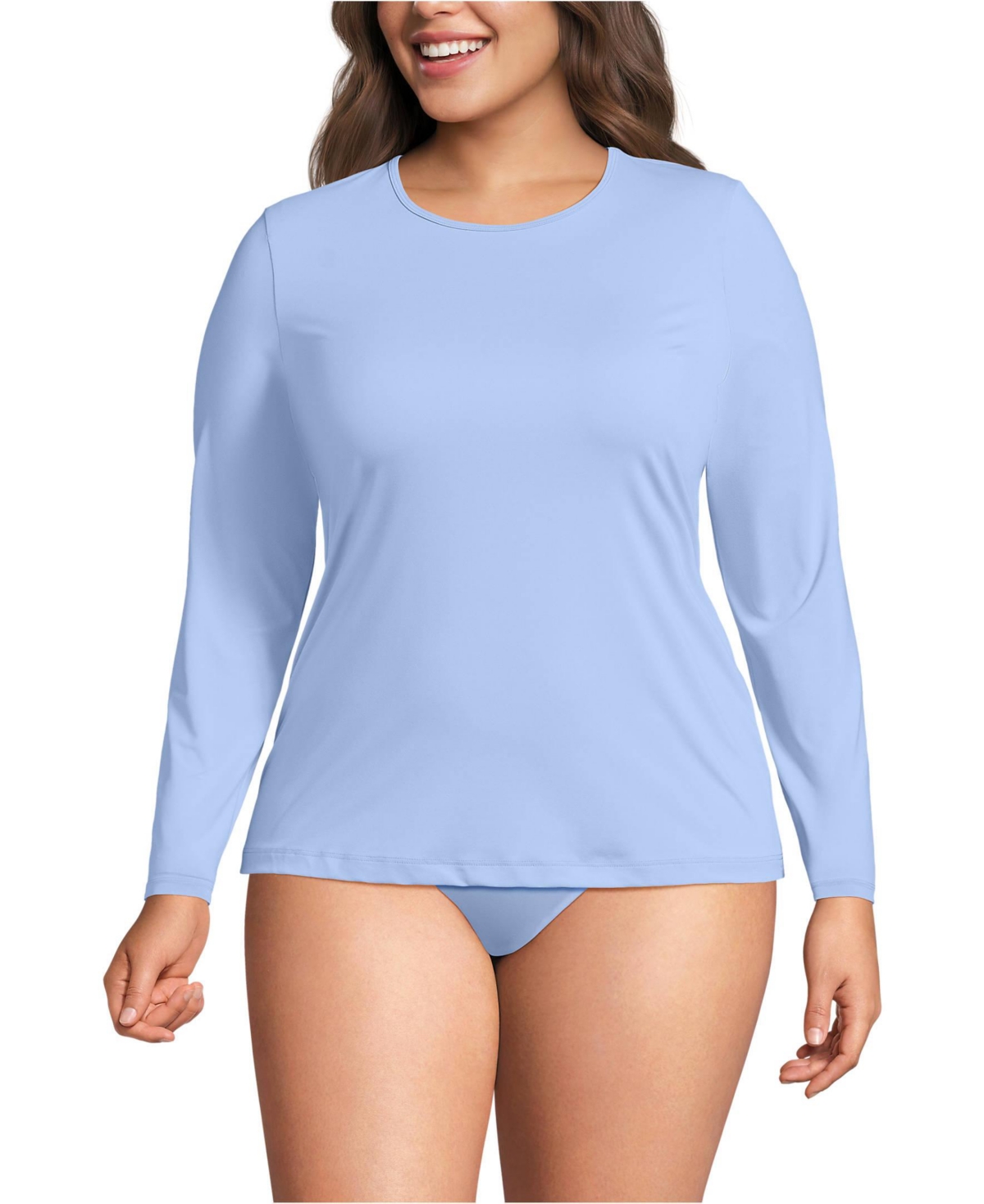 Click here for Lands End Womens Plus Size SunShade Upf 50 Long Sl... prices