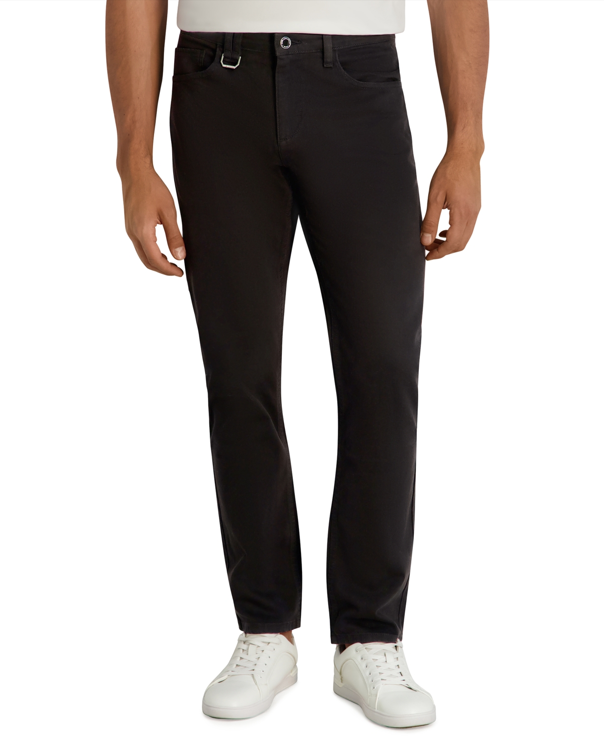 Click here for Karl Lagerfeld Paris Mens Tailored Fit Pants - Bla... prices