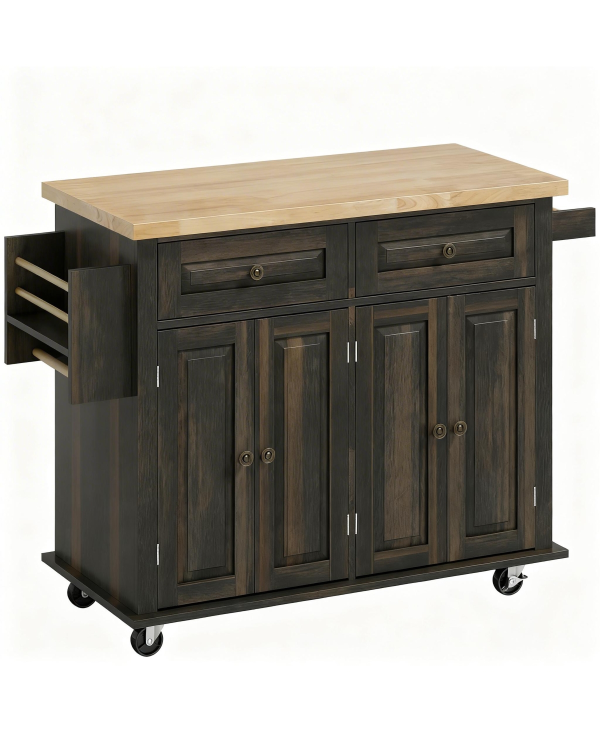 Click here for Yigii Adjustable Shelves Kitchen Cart with Drawers... prices