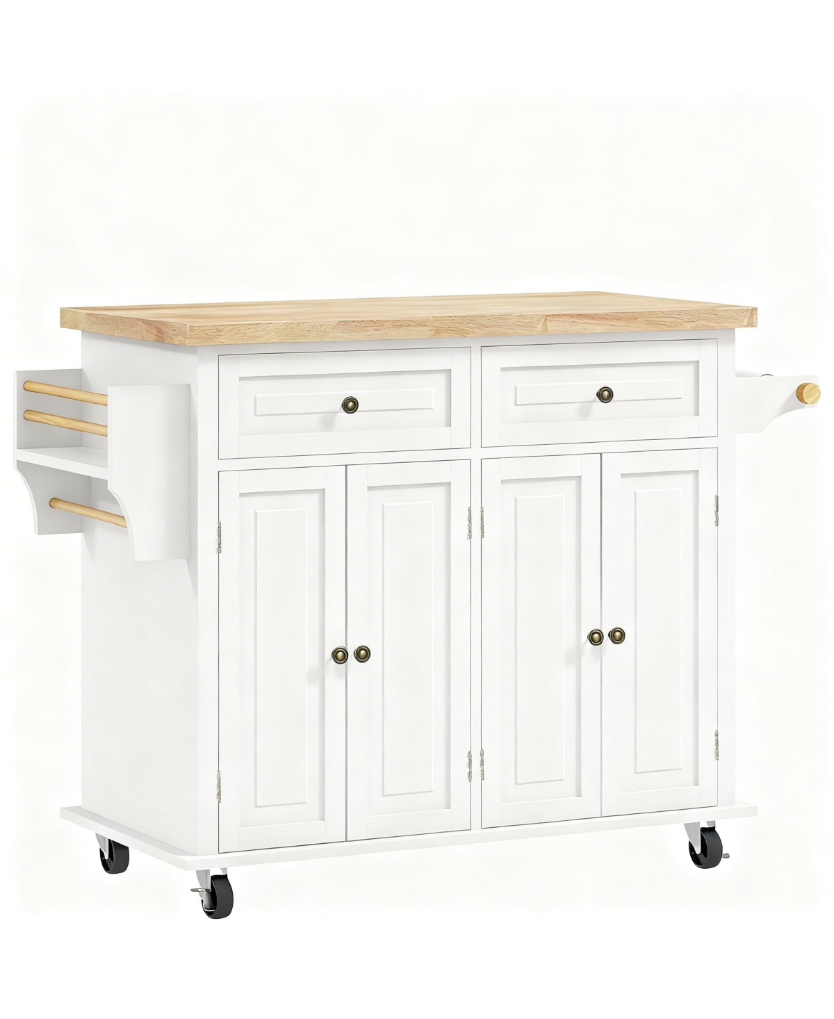 Click here for Yigii Adjustable Shelves Kitchen Cart with Drawers... prices