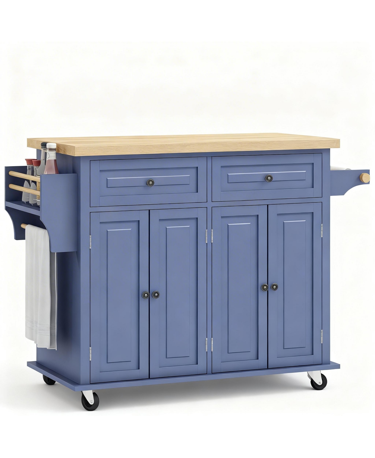Click here for Yigii Adjustable Shelves Kitchen Cart with Drawers... prices