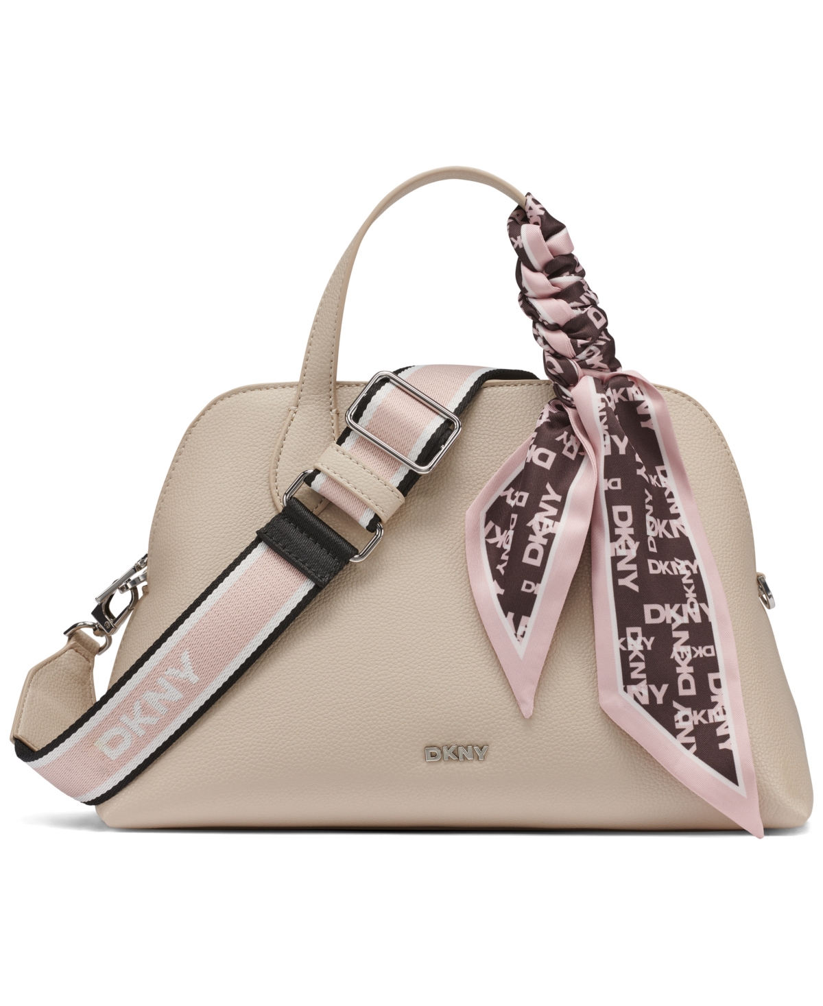 Click here for Dkny Lilah Small Satchel Crossbody Bag - Light Tau... prices