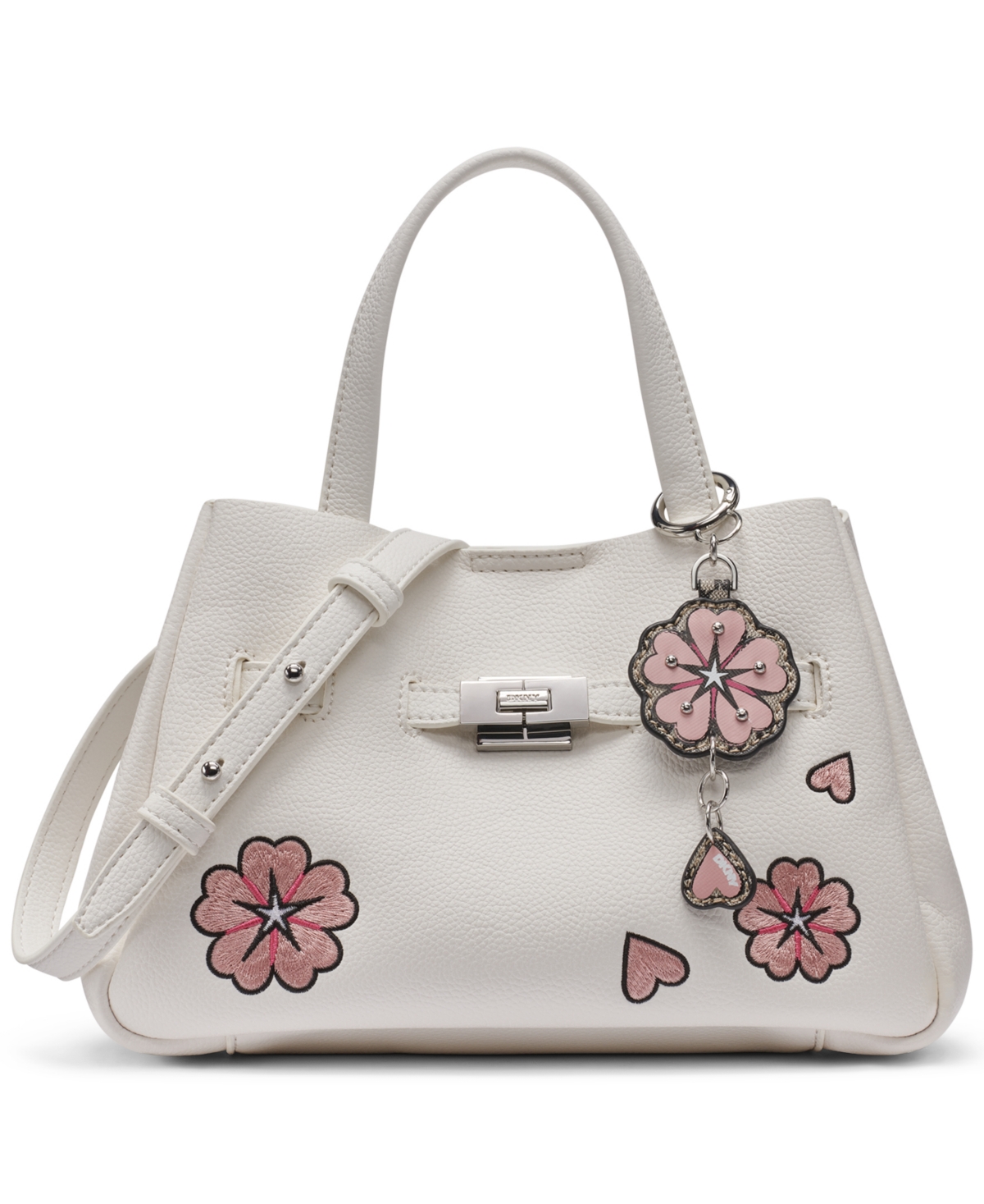 Click here for Dkny Bryar Silver-Tone Hardware Small Crossbody Sa... prices