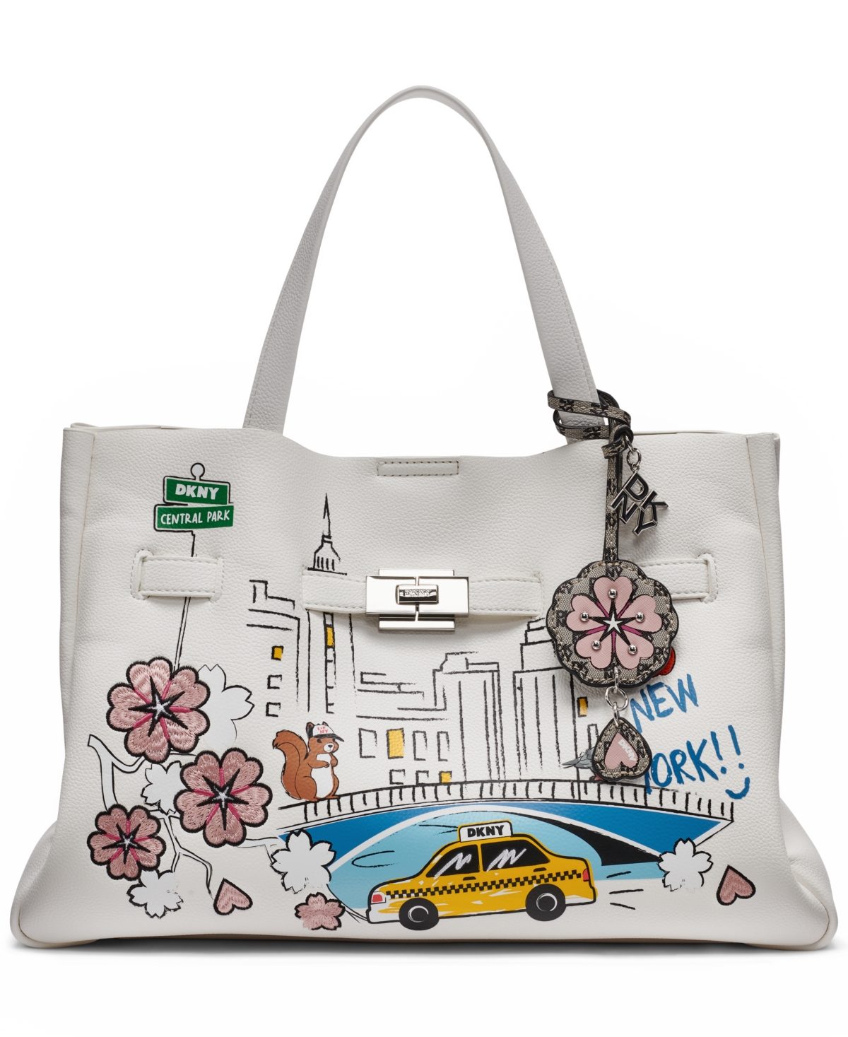 Click here for Dkny Bryar Large Satchel Bag - Marshmallow prices