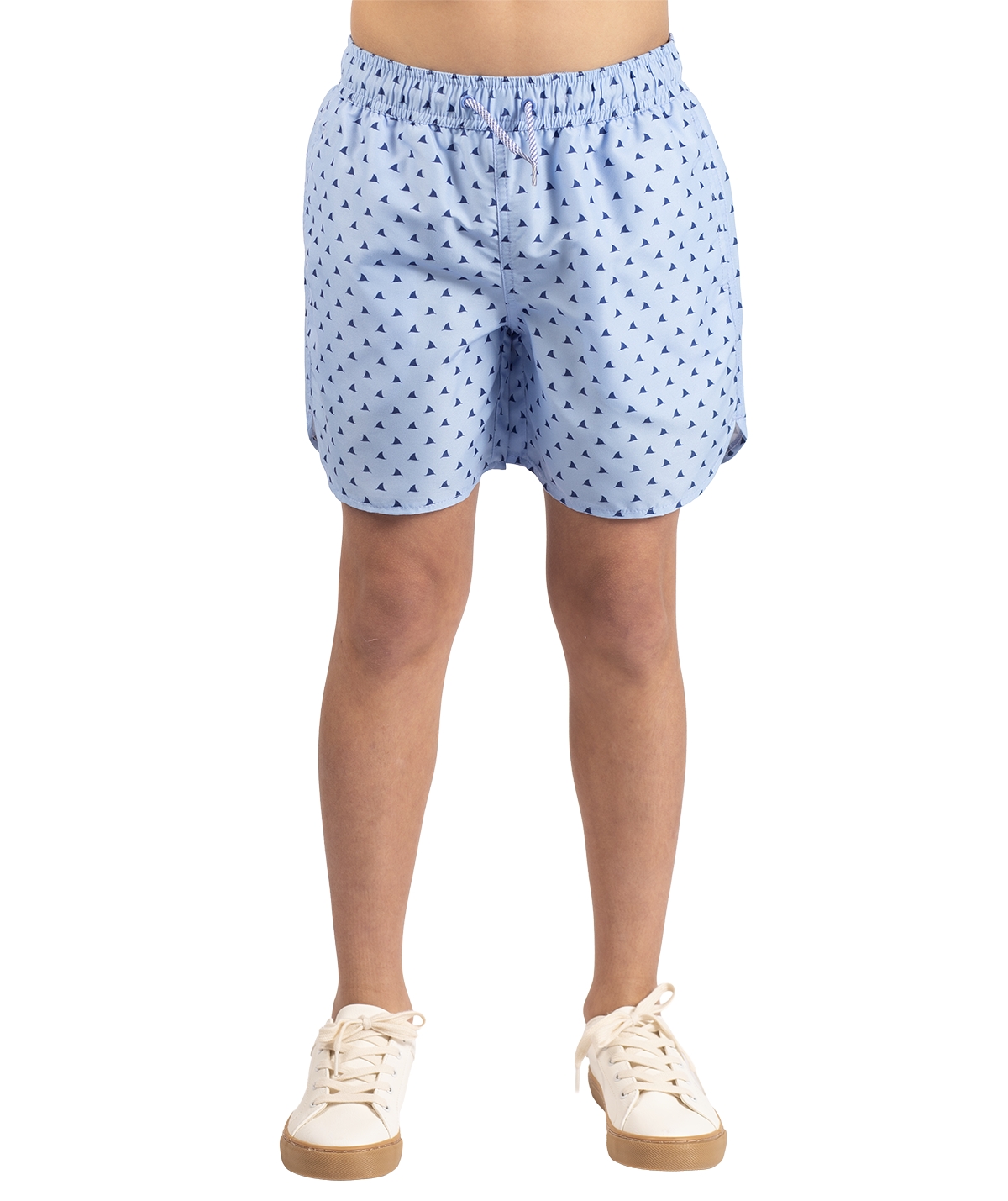 Click here for TailorByrd Boys Shark Fins Swim Shorts - Blue prices