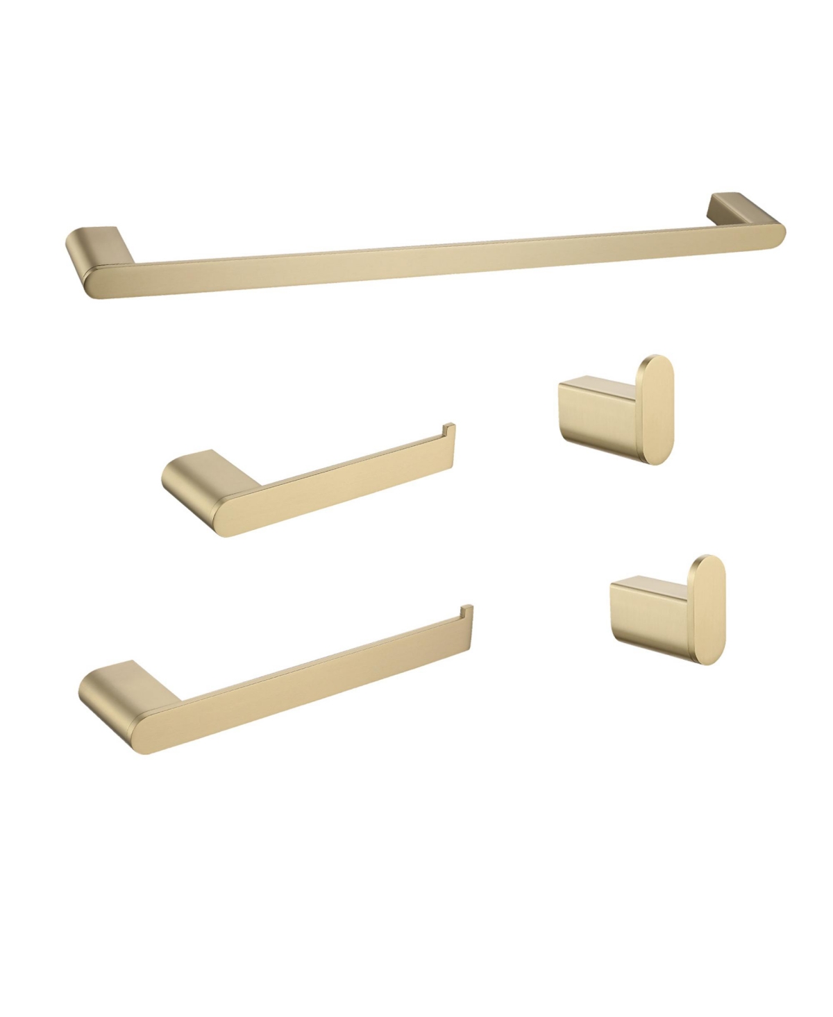 Click here for Rainsken 5- Piece Bathroom Accessories Set  Stainl... prices