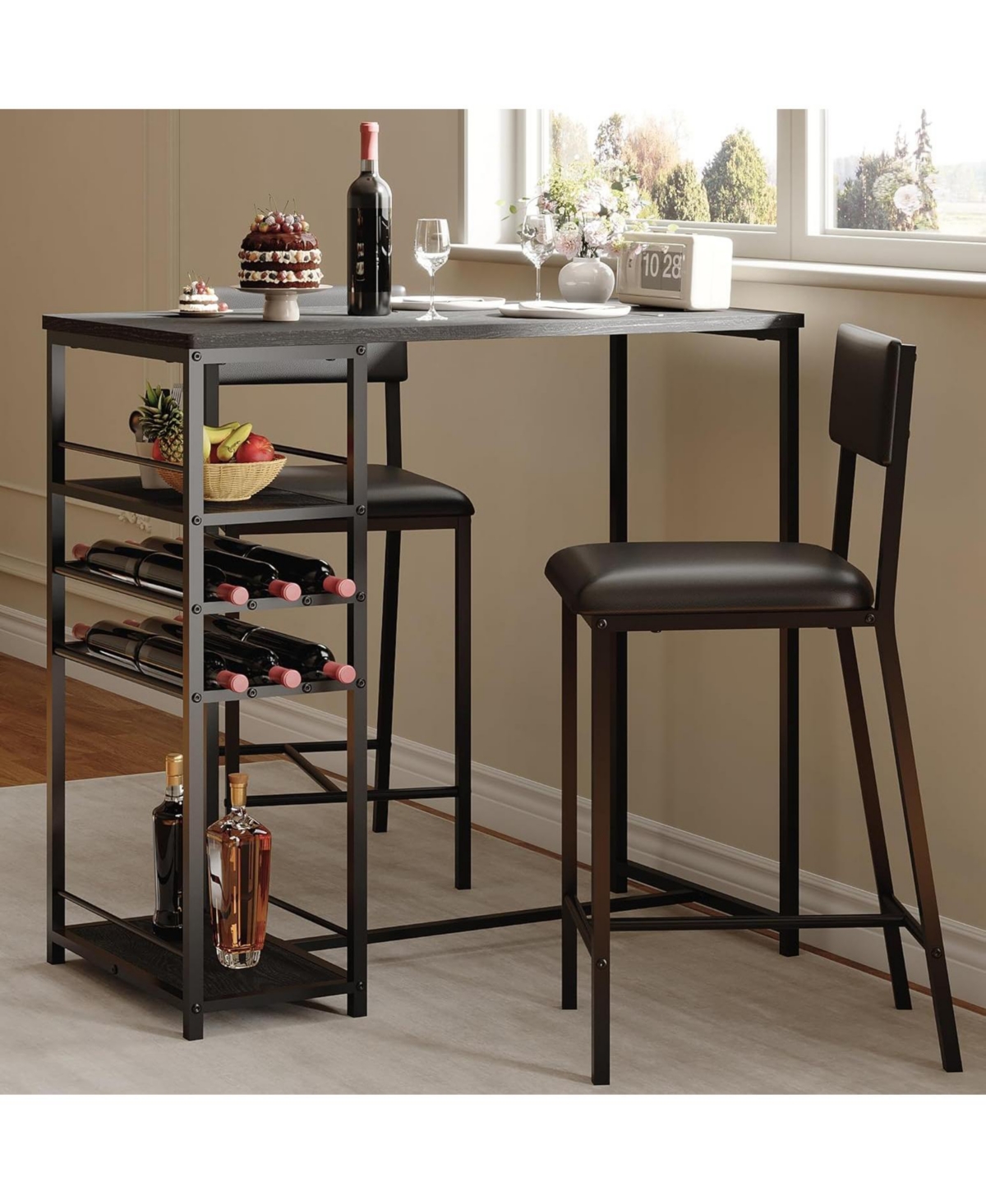 Click here for gaomon Dining Table Set for 2 Counter Height Table... prices