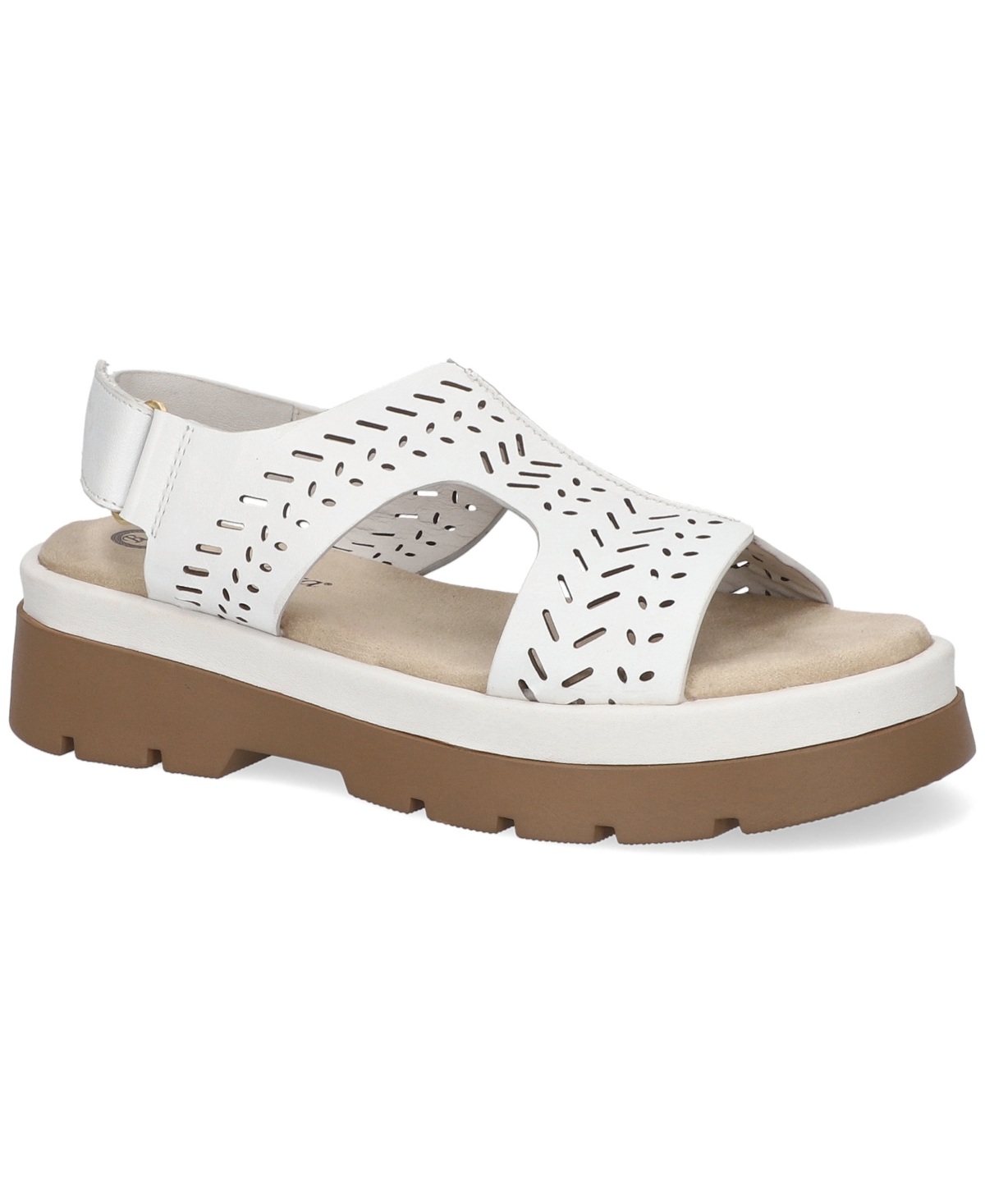 Click here for Bella Vita Womens Indigo Round Toe Sandals - White... prices