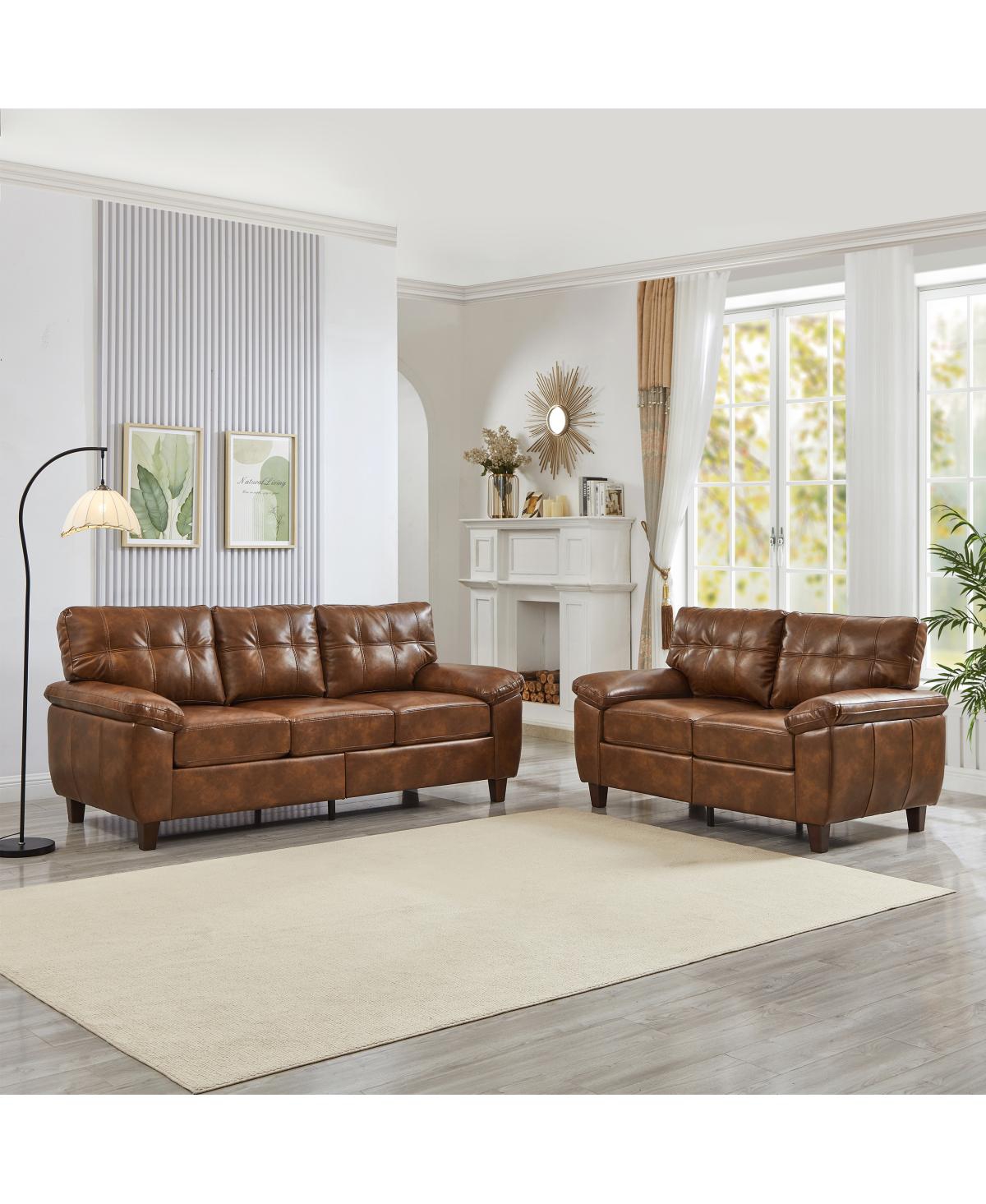 Click here for Streamdale Furniture Modern Faux Leather 3-Seater... prices